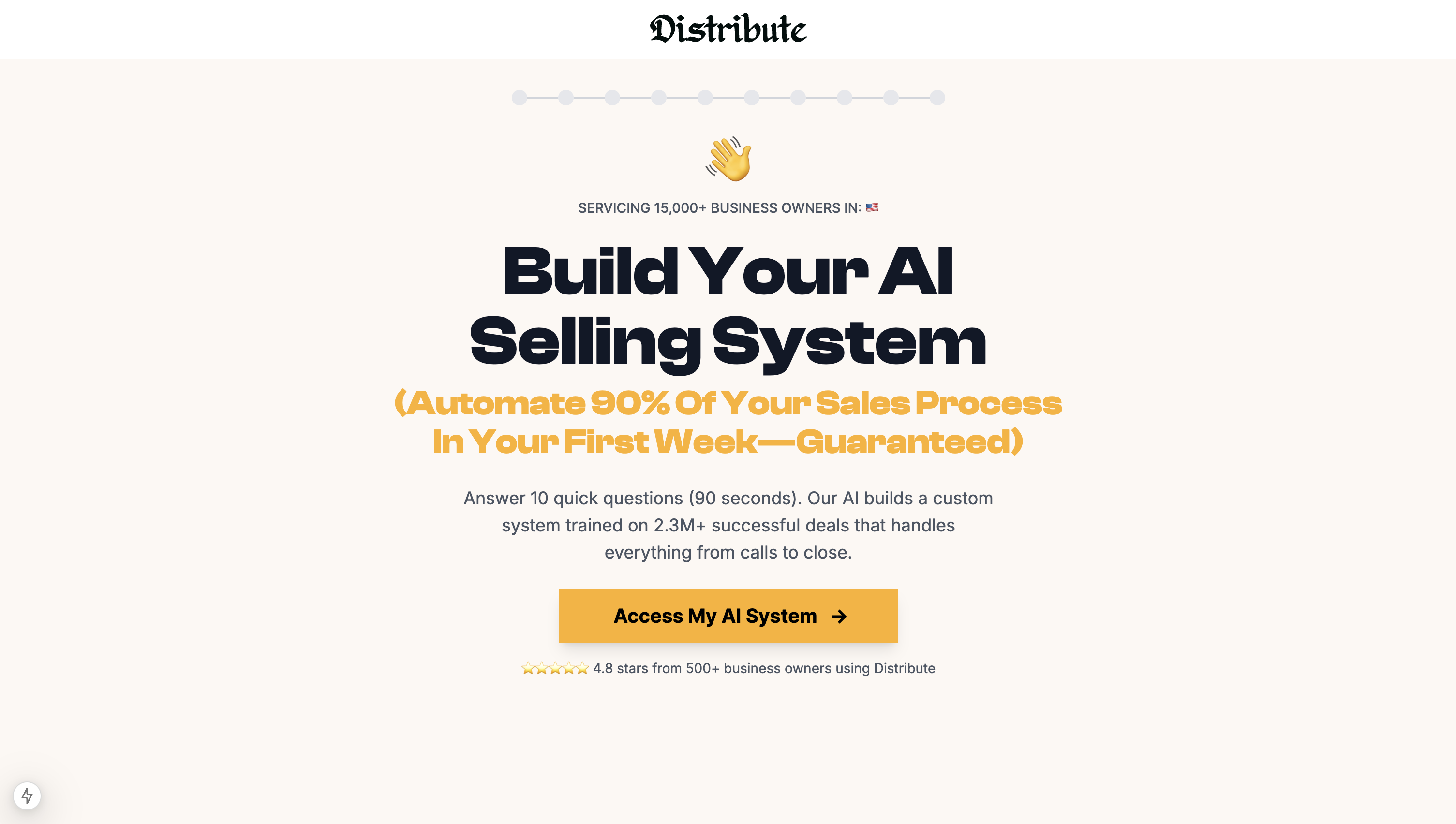 Build Your AI Selling System | Distribute | Distribute